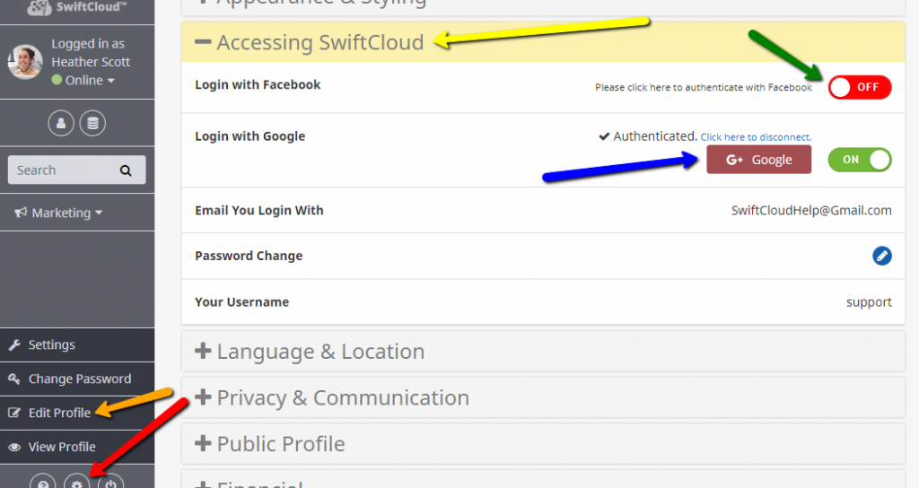 Password Reset / Forgot Password - SwiftCloud Support