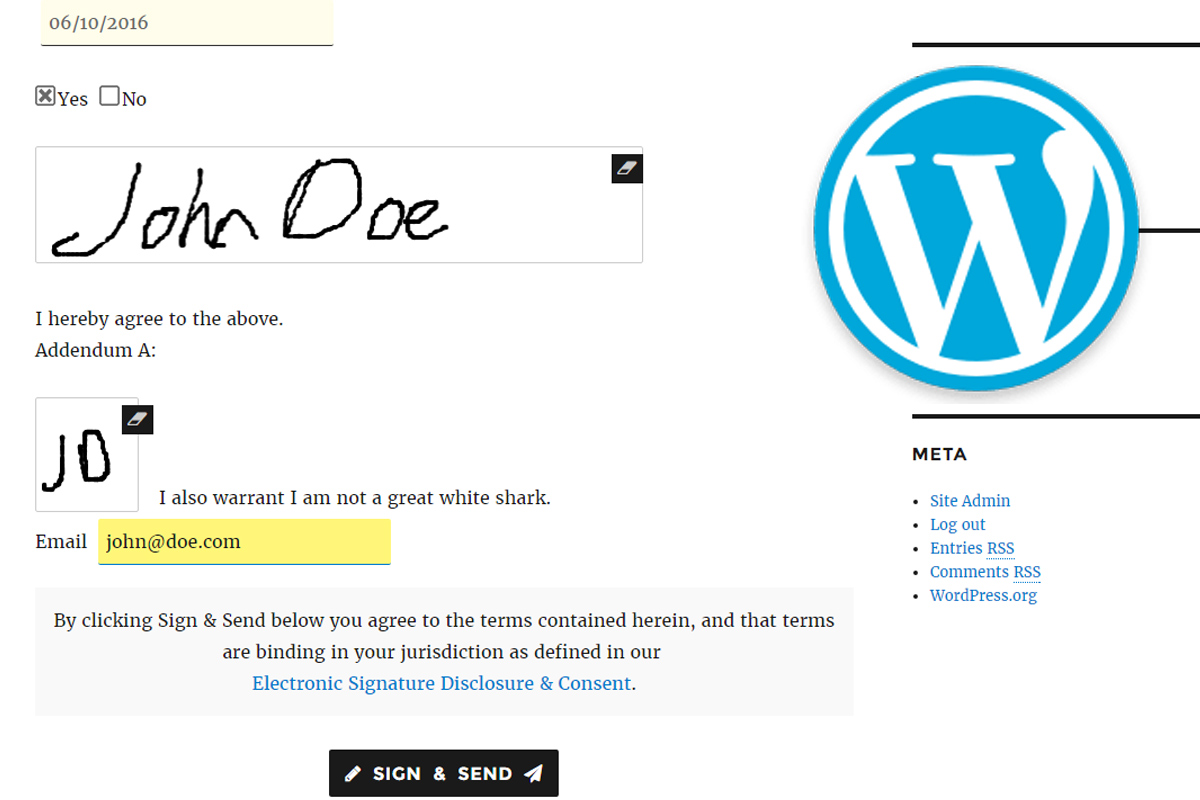 Electronic Signature Quick Start - SwiftCloud Support