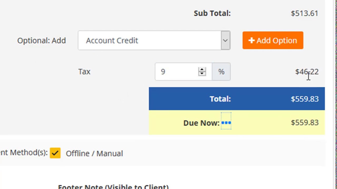 Invoice Setup Quick-Start - SwiftCloud Support